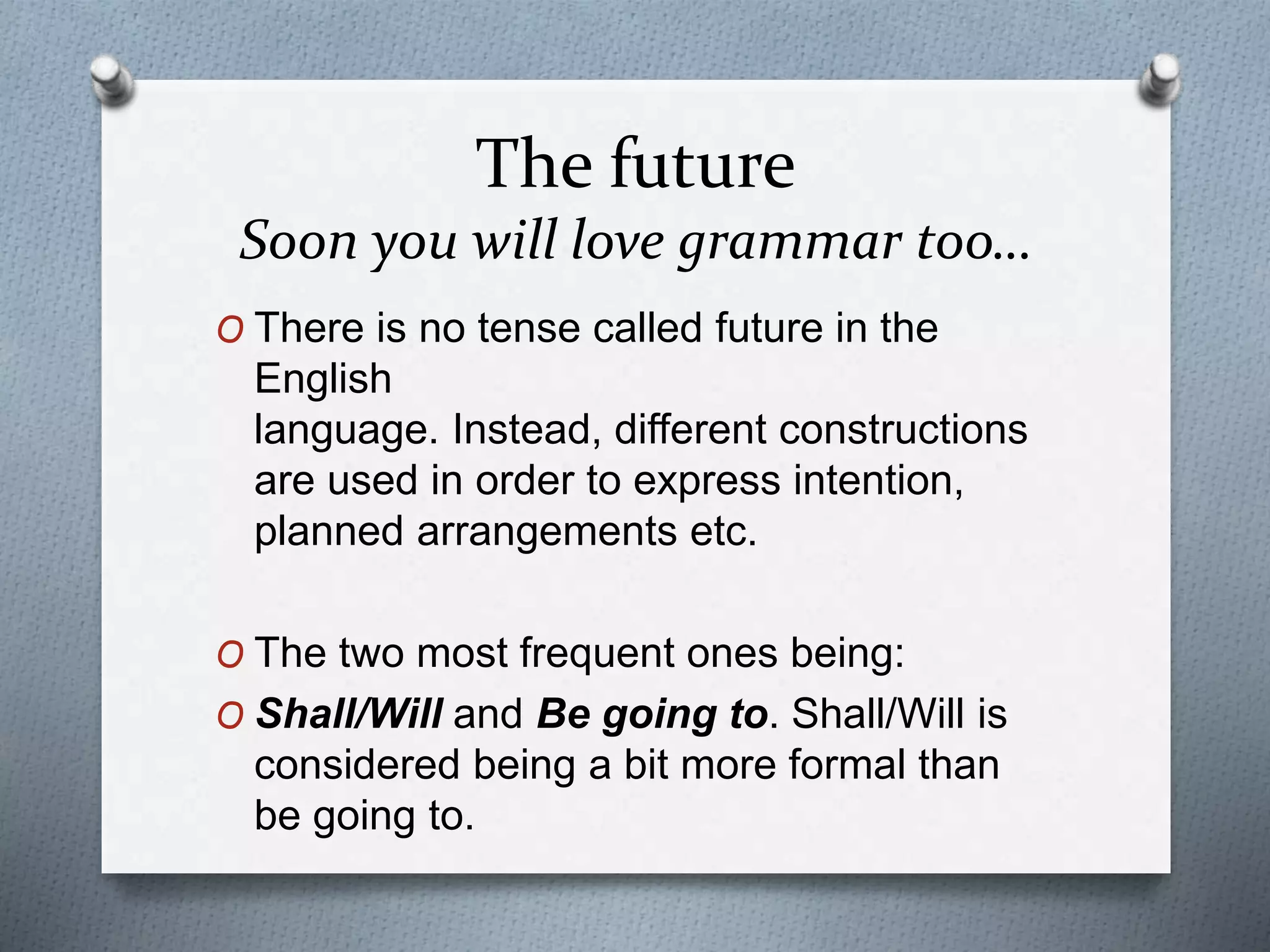 Verb tenses - differences between Swedish and English | PPT