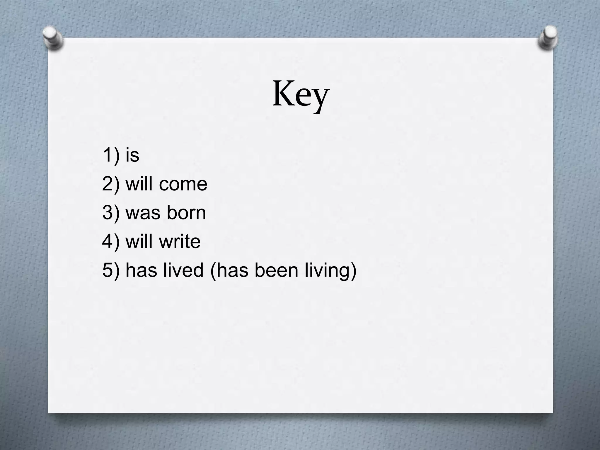 Verb tenses - differences between Swedish and English | PPT