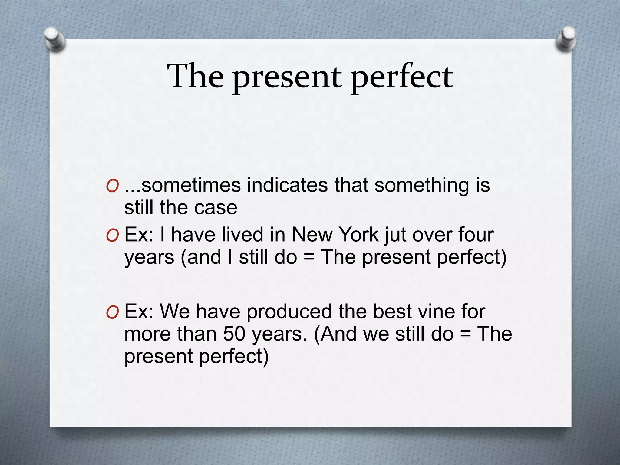Verb tenses - differences between Swedish and English | PPT