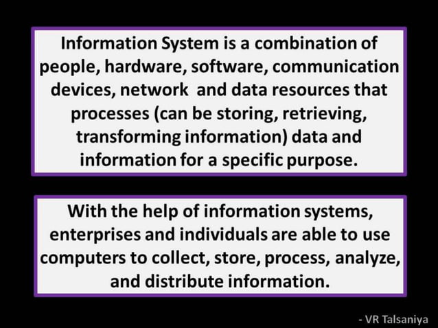 Information System Concepts & Types of Information Systems | PPTX