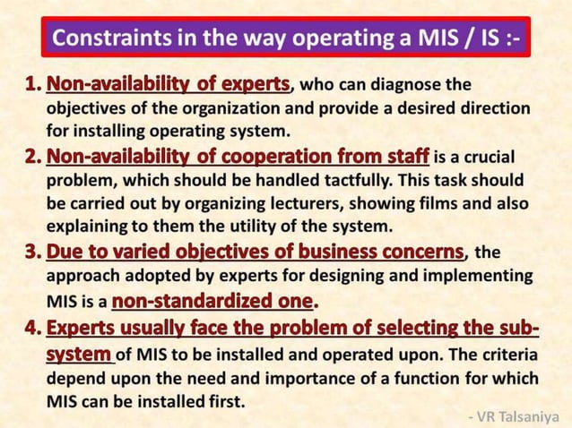 Information System Concepts Types Of Information Systems Information System Concepts Types Of Information Systems