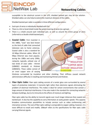 Networking Cables | PDF | Technology & Computing
