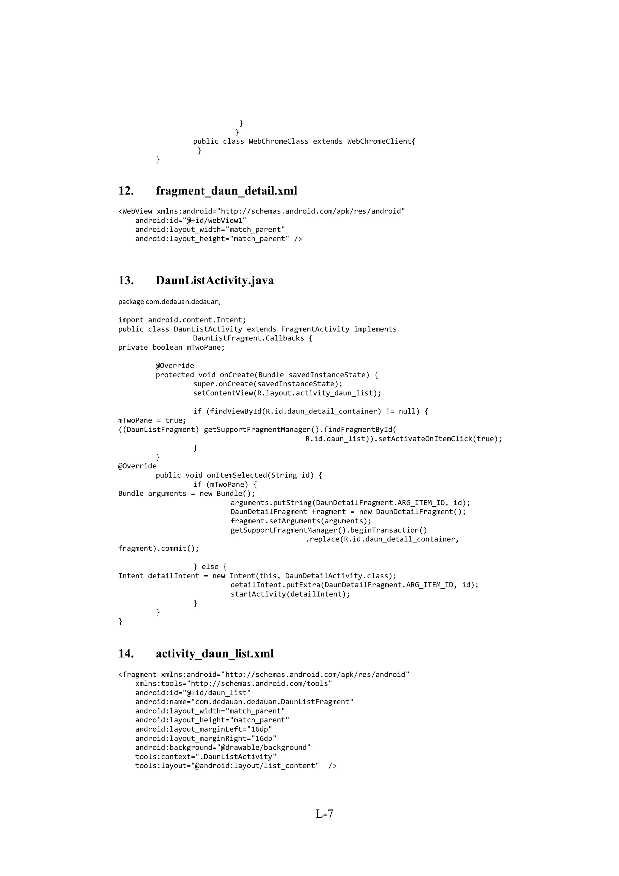 15. lampiran listing program | PDF