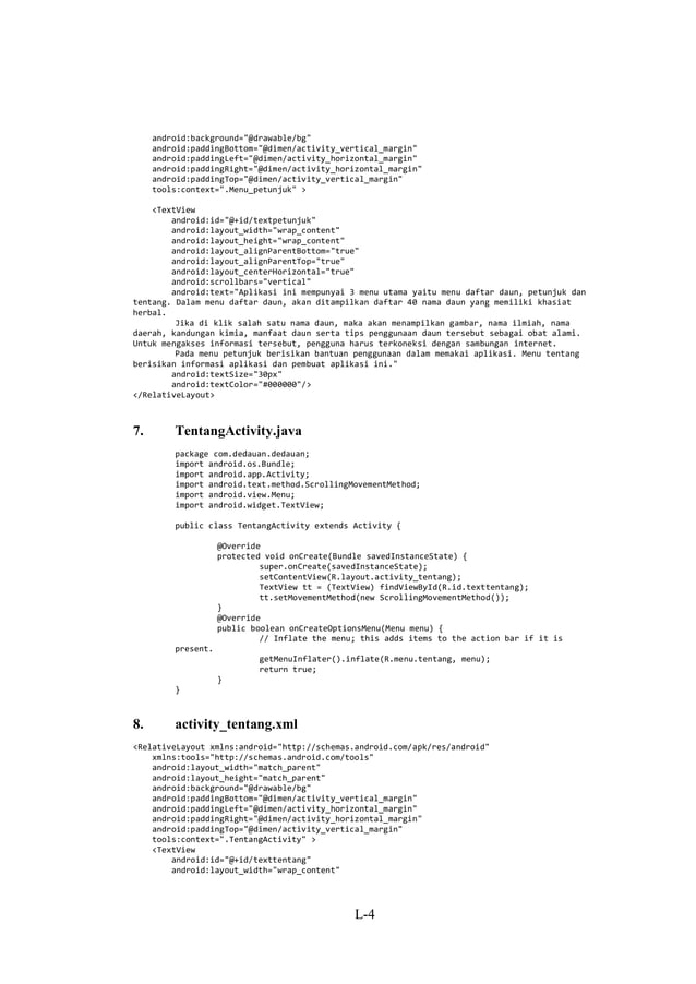 15. lampiran listing program | PDF