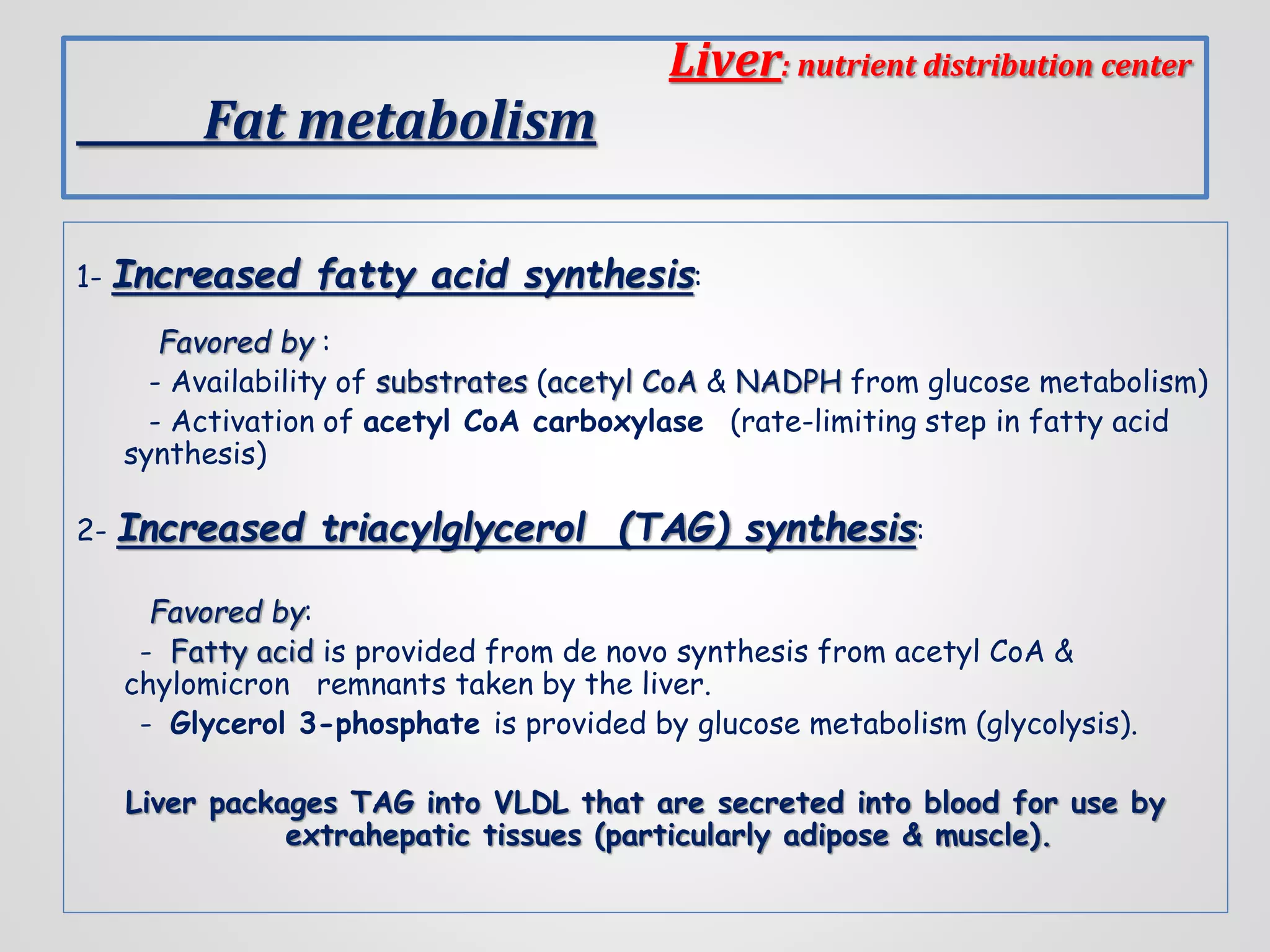 Integration of Metabolism | PPSX