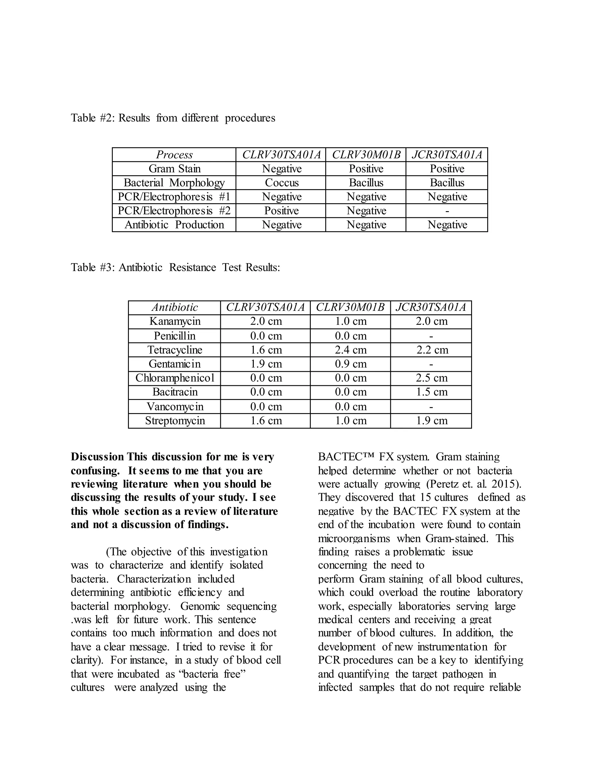 Bacteria Report | DOCX