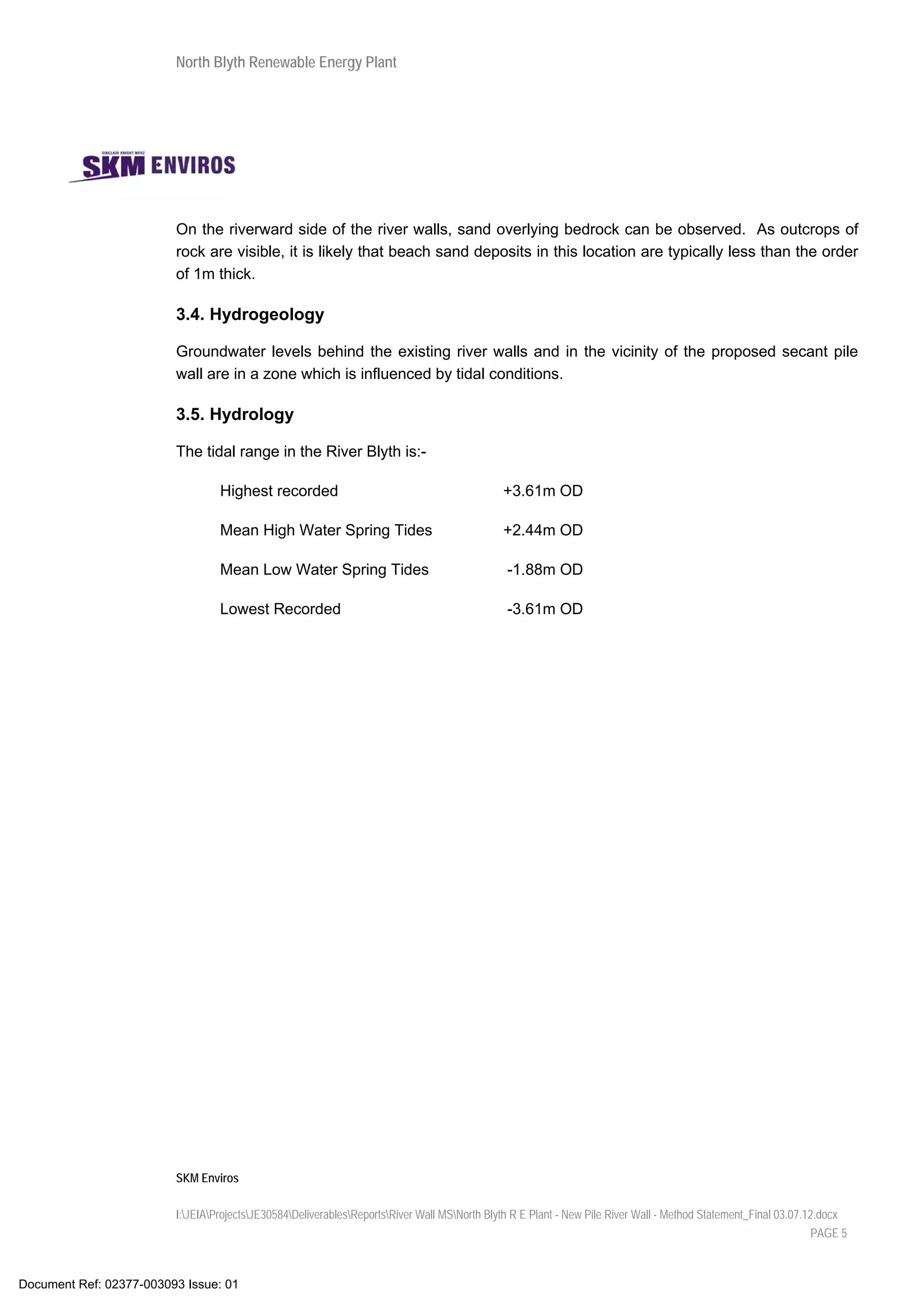 15.2.2 bored pile wall - method statement | PDF