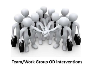 Team work group - OD interventions - Organizational Change and ...