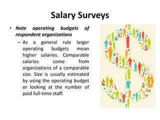 Assessing salary surveys - compensation management - Manu Melwin Joy | PPT