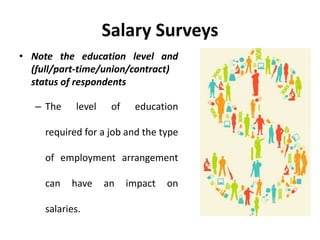 Assessing salary surveys - compensation management - Manu Melwin Joy | PPT