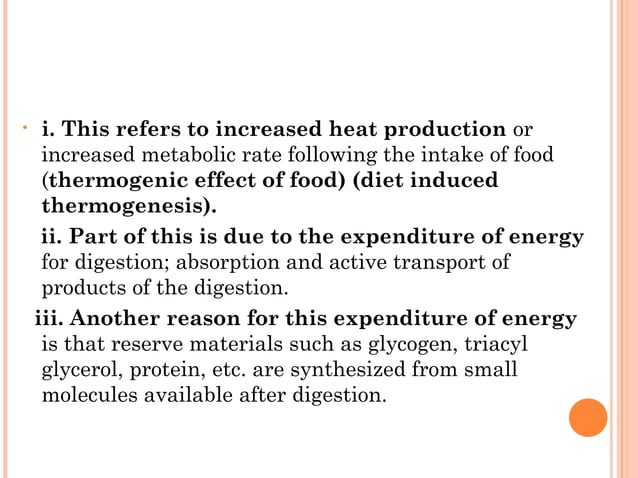 15. BMR & energy requirement | PPT
