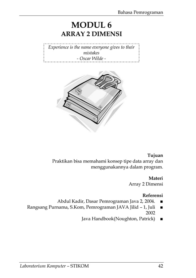 15. modul bahasa pemrograman (java) | PDF