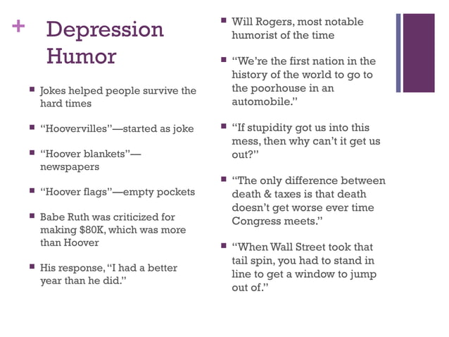 Surviving the Great Depression | PPT