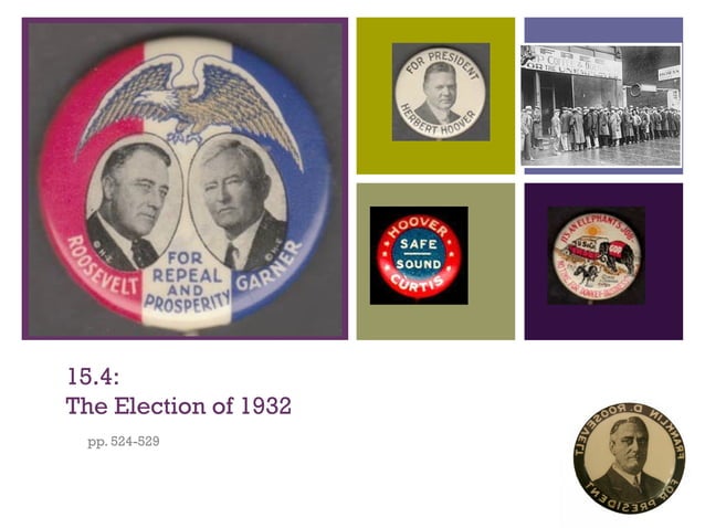 The Election of 1932 | PPT