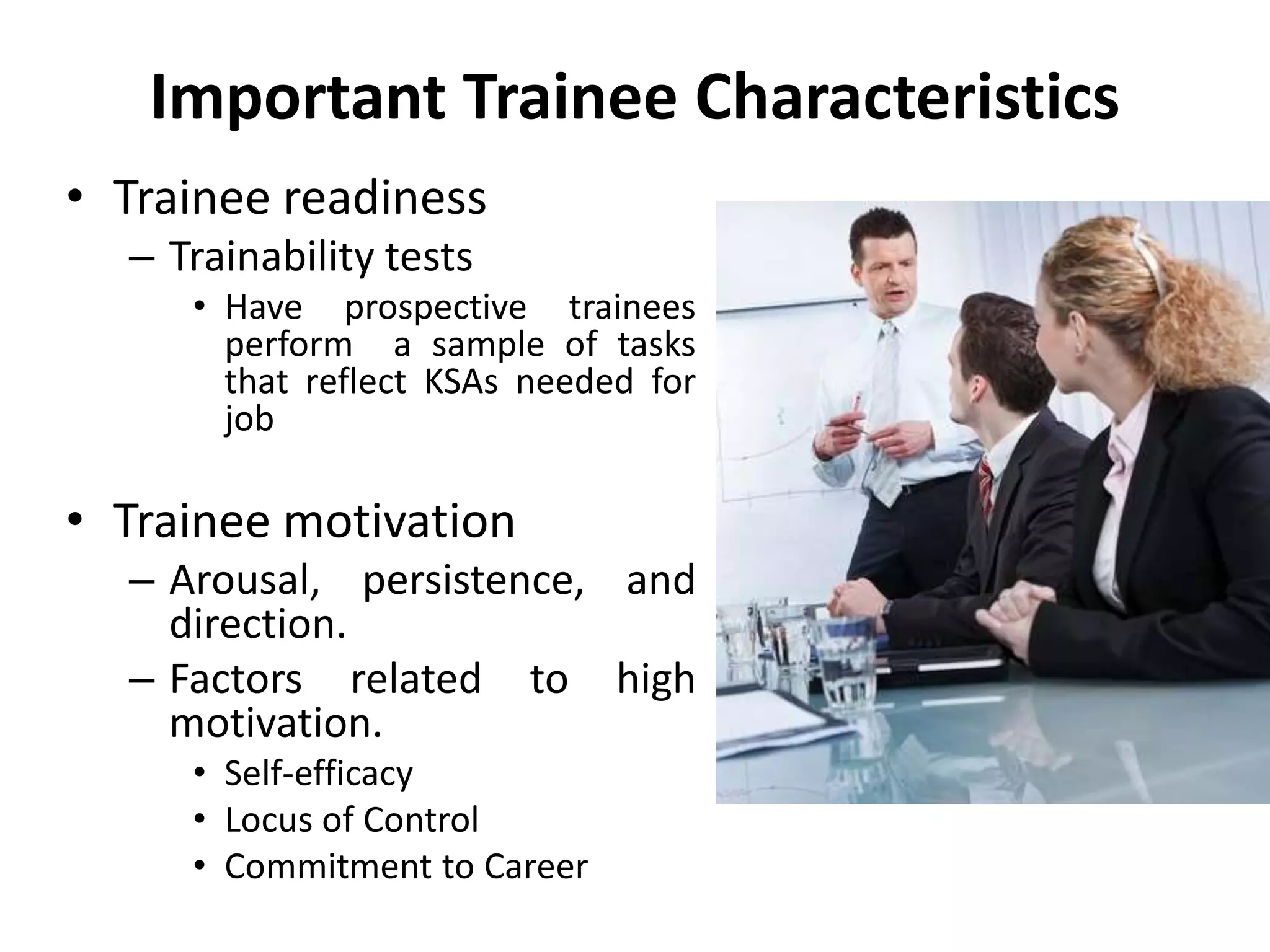 Trainee motivation to learn - Manu Melwin Joy | PPTX
