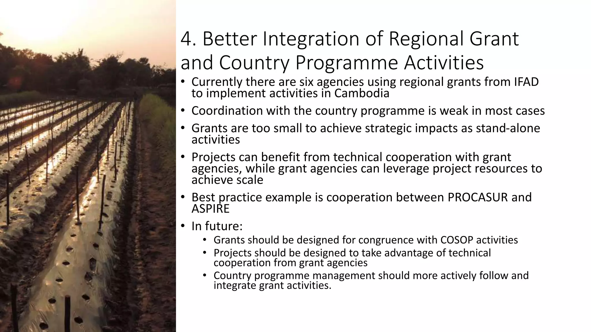 15. COSOP 2013-18 Recommendations | PPTX