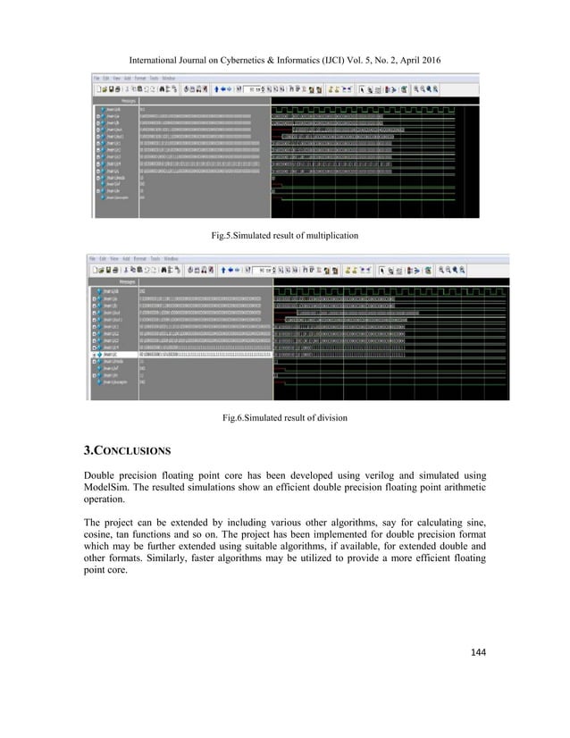 DOUBLE PRECISION FLOATING POINT CORE IN VERILOG | PDF