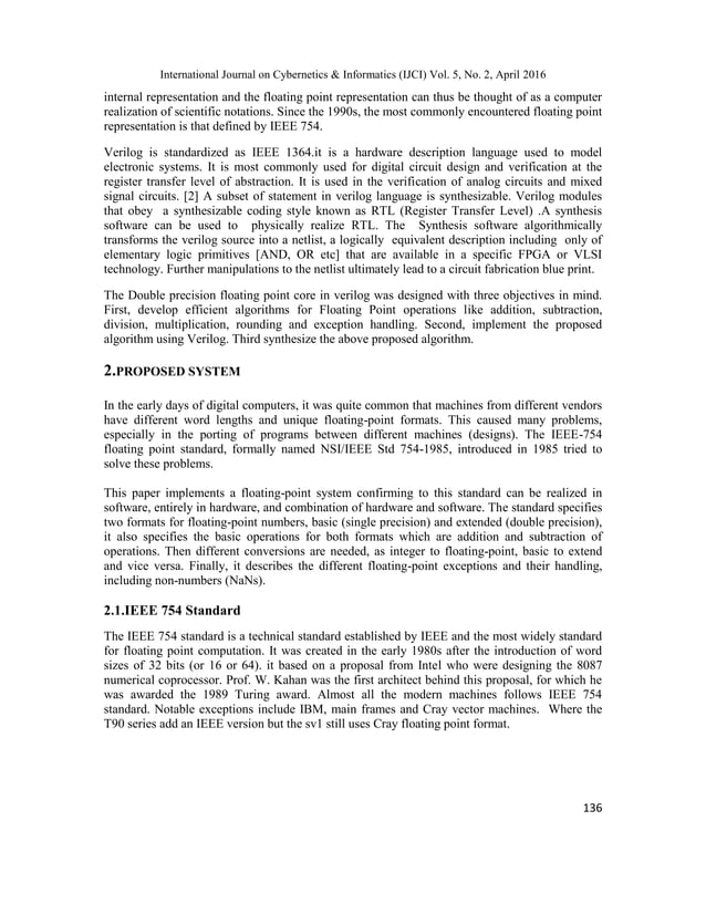 Double Precision Floating Point Core In Verilog Pdf