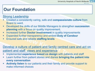 Elizabeth Rix, Chief Nurse, University Hospitals of North Staffordshire ...