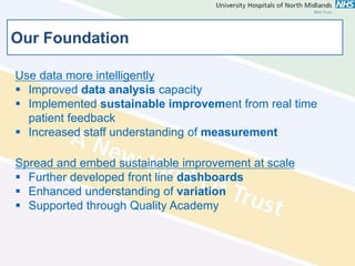Elizabeth Rix, Chief Nurse, University Hospitals of North Staffordshire ...
