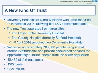 Elizabeth Rix, Chief Nurse, University Hospitals of North Staffordshire ...