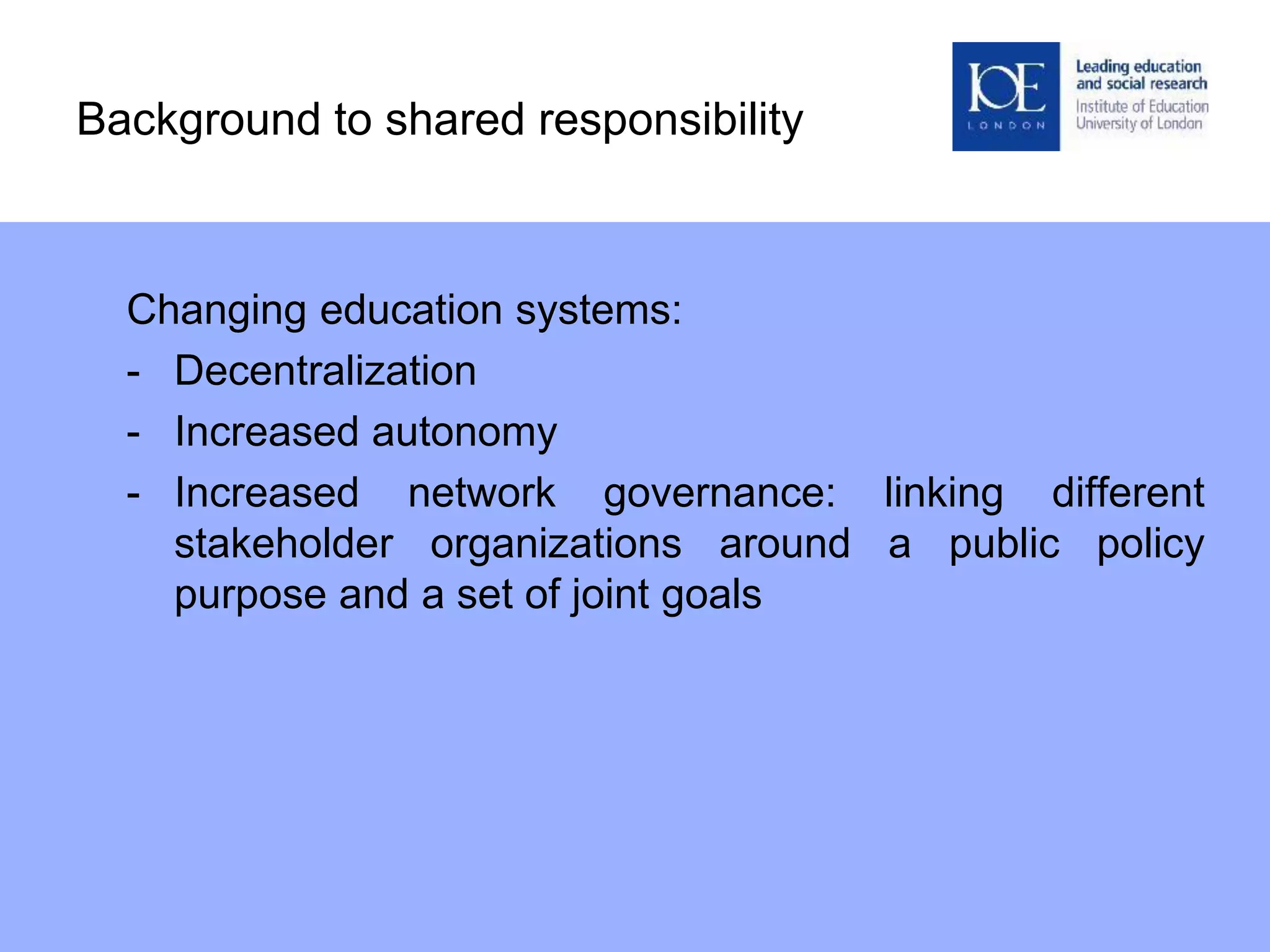 Shared Responsibility in Accountability | PDF