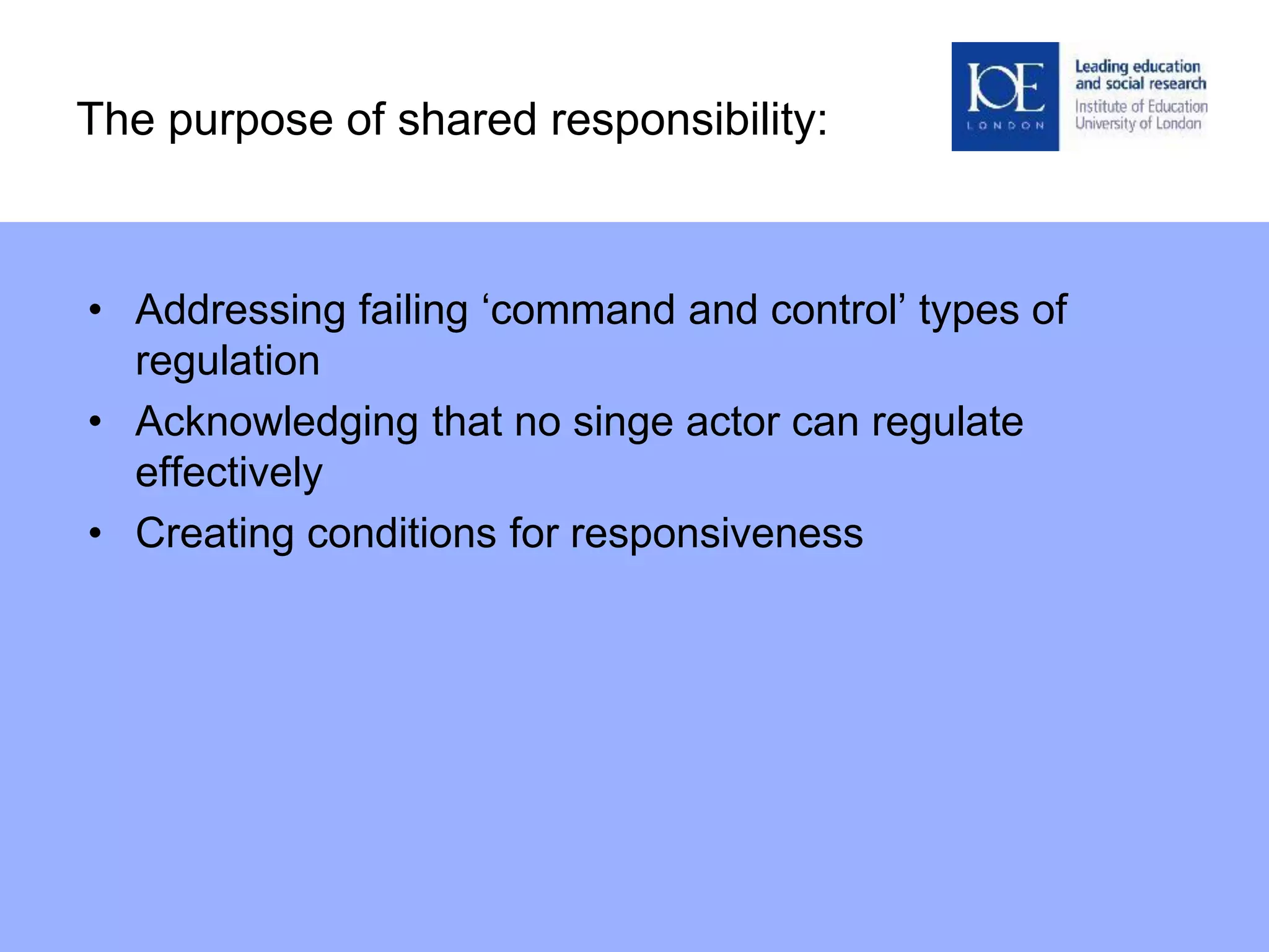 Shared Responsibility in Accountability | PDF
