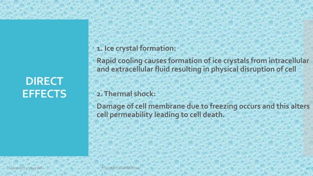 15. cryosurgery and cryotherapy (45) Dr Rahul Tiwari OMFS SIBAR ...