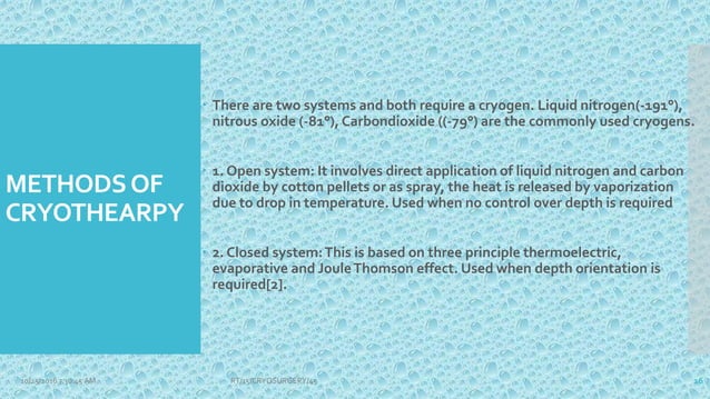 15. cryosurgery and cryotherapy (45) Dr Rahul Tiwari OMFS SIBAR ...