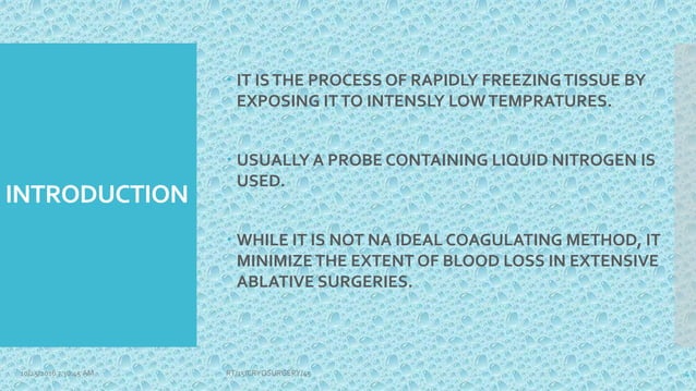 15. cryosurgery and cryotherapy (45) Dr Rahul Tiwari OMFS SIBAR ...