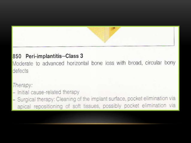 Periimplantitis | PPTX | Bone and Joint Conditions | Diseases and Conditions