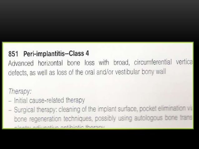 Periimplantitis | PPTX | Bone and Joint Conditions | Diseases and Conditions