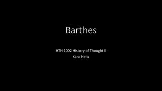 Barthes | PPT