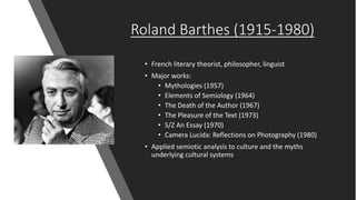 Barthes | PPTX