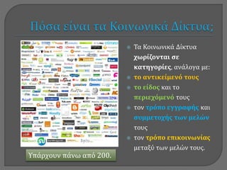 κεφ 15 κοινωνικα δικτυα | PPTX