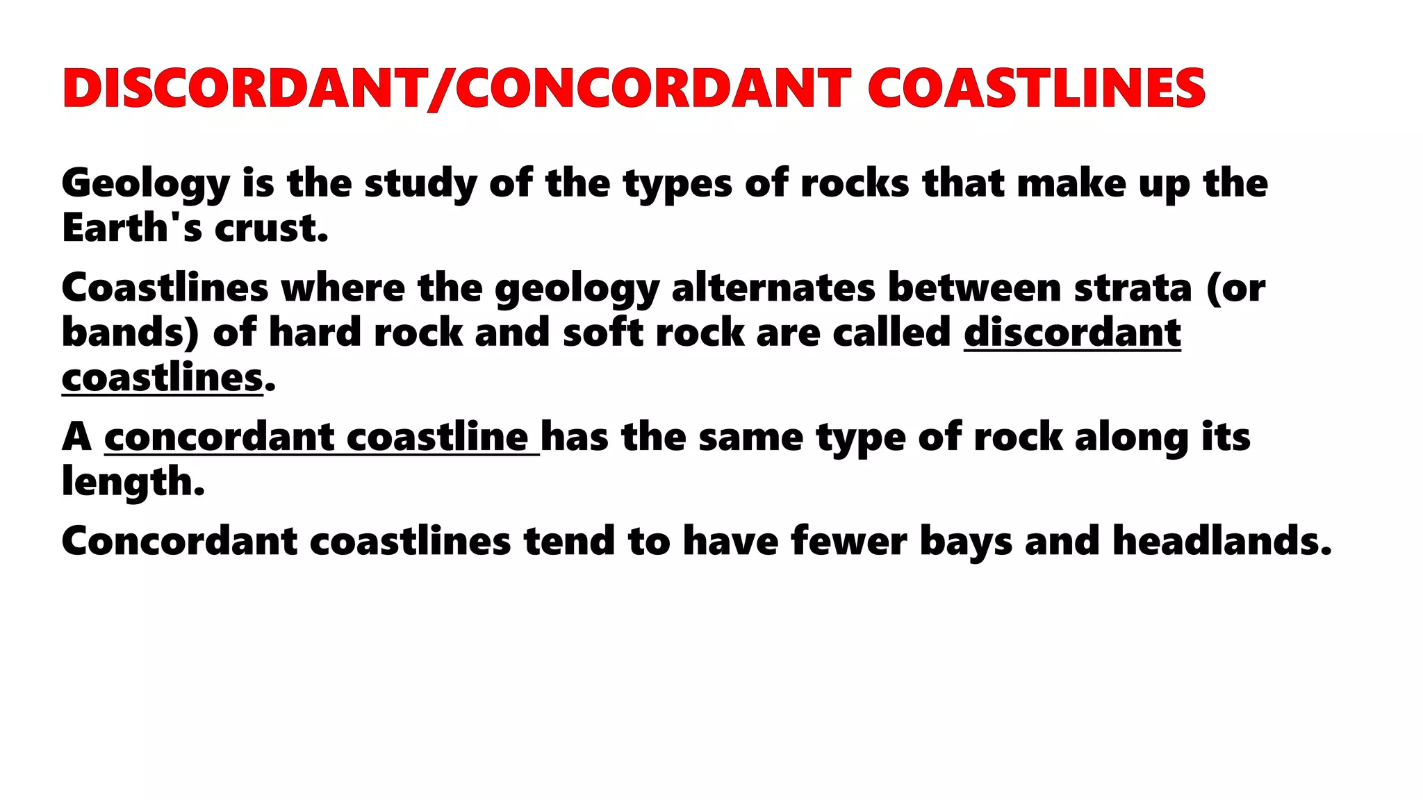 GEOGRAPHY IGCSE: COASTAL LANDFORMS | PPTX