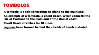 GEOGRAPHY IGCSE: COASTAL LANDFORMS | PPTX