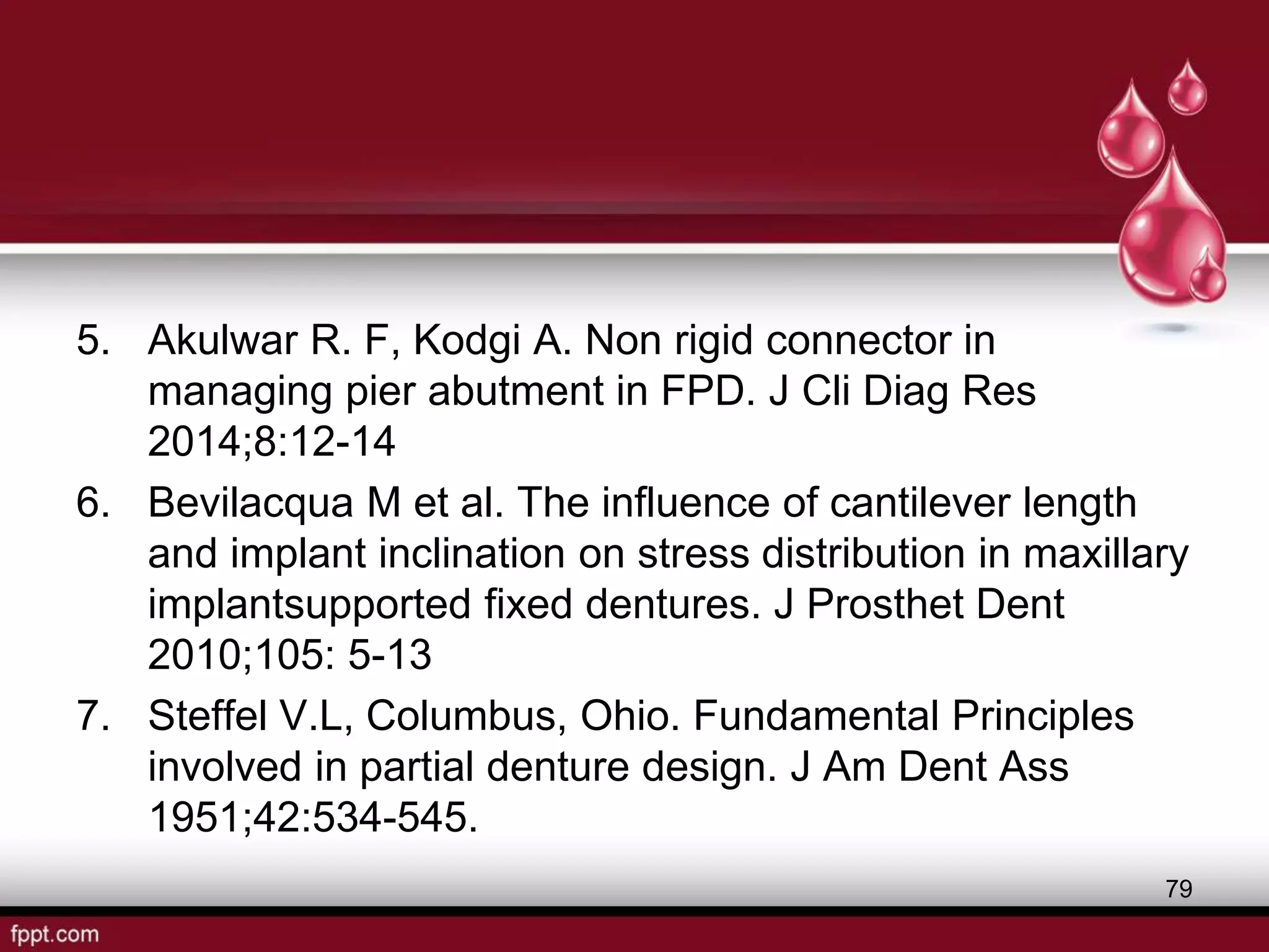 stress breakers in prosthodontics | PPTX