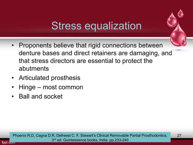 stress breakers in prosthodontics | PPTX | Dental Health | Diseases and ...