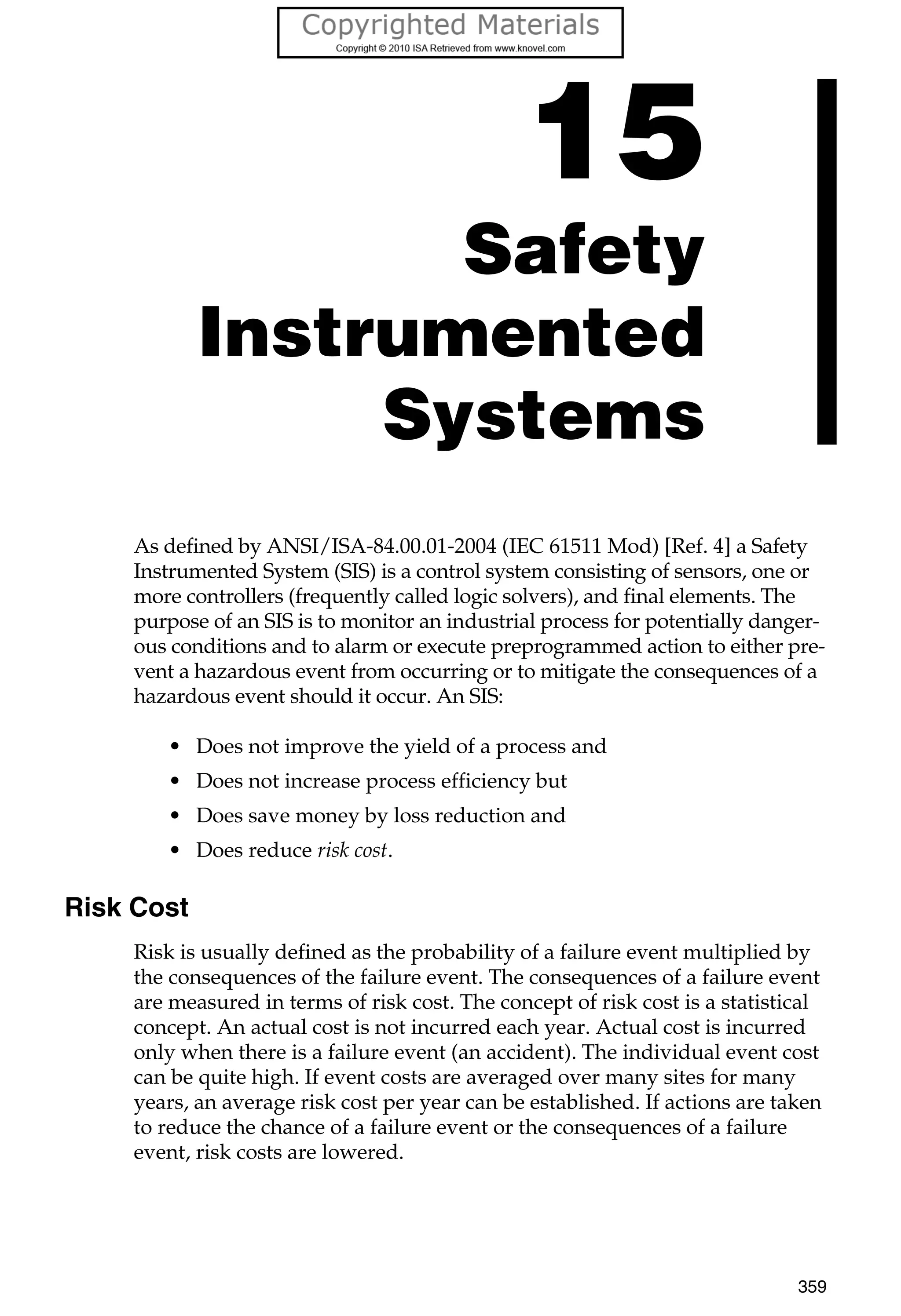 1. safety instrumented systems | PDF