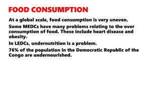 GEOGRAPHY YEAR 10: THE GLOBAL FOOD INDUSTRY | PPTX