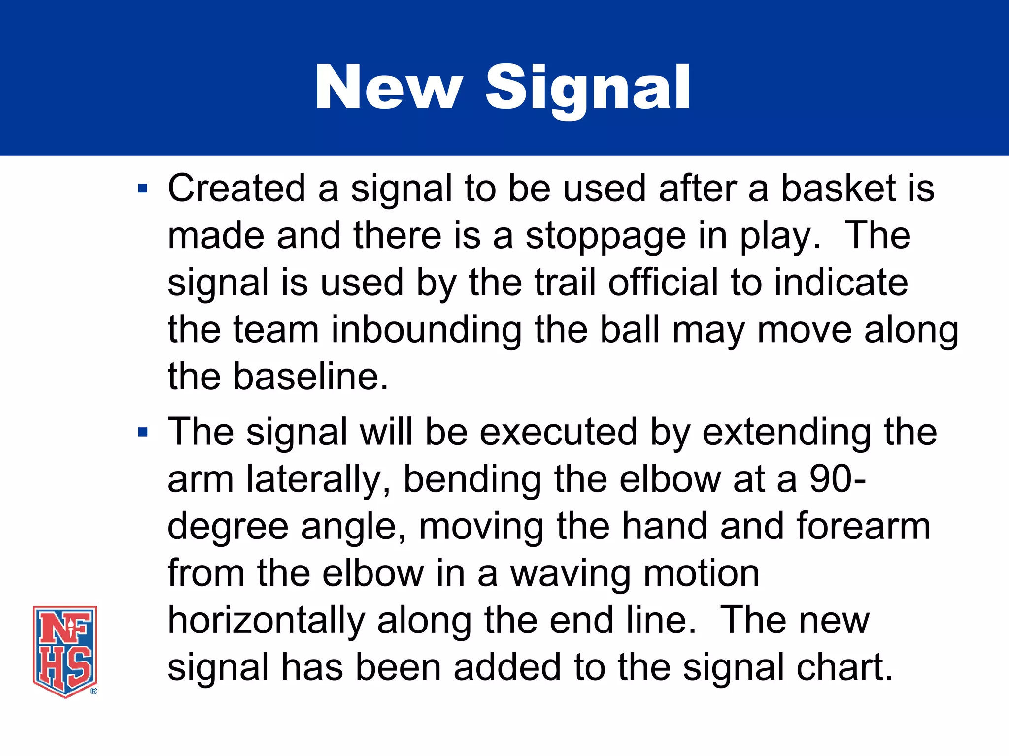 2015 - 2017 Basketball Three Man Mechanics NFHS | PPTX