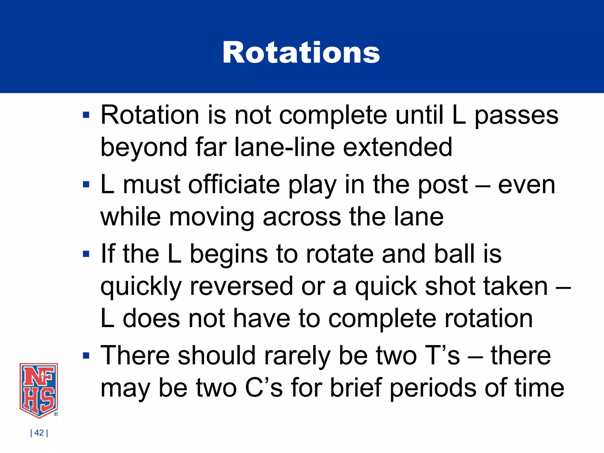 2015 - 2017 Basketball Three Man Mechanics NFHS | PPTX
