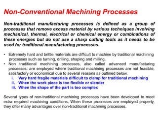 15. Non Conventional Machining Processes | PPT