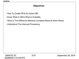 Function Block & Organization Block | PPT