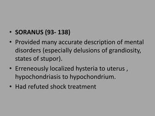 history of psychiatry | PPTX