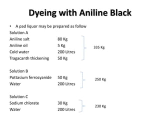 Aniline black & amp; mineral khaki | PPTX