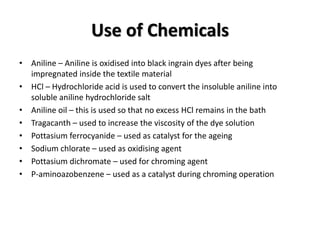 Aniline black & amp; mineral khaki | PPTX