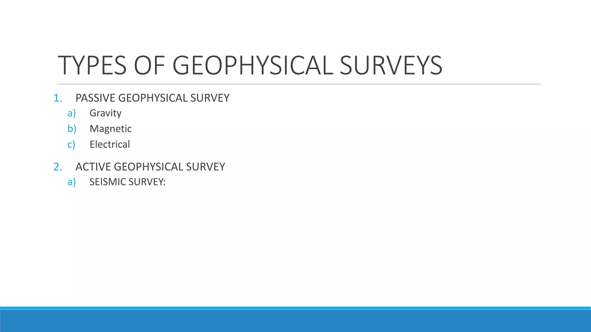 Geophysical Exploration | PDF