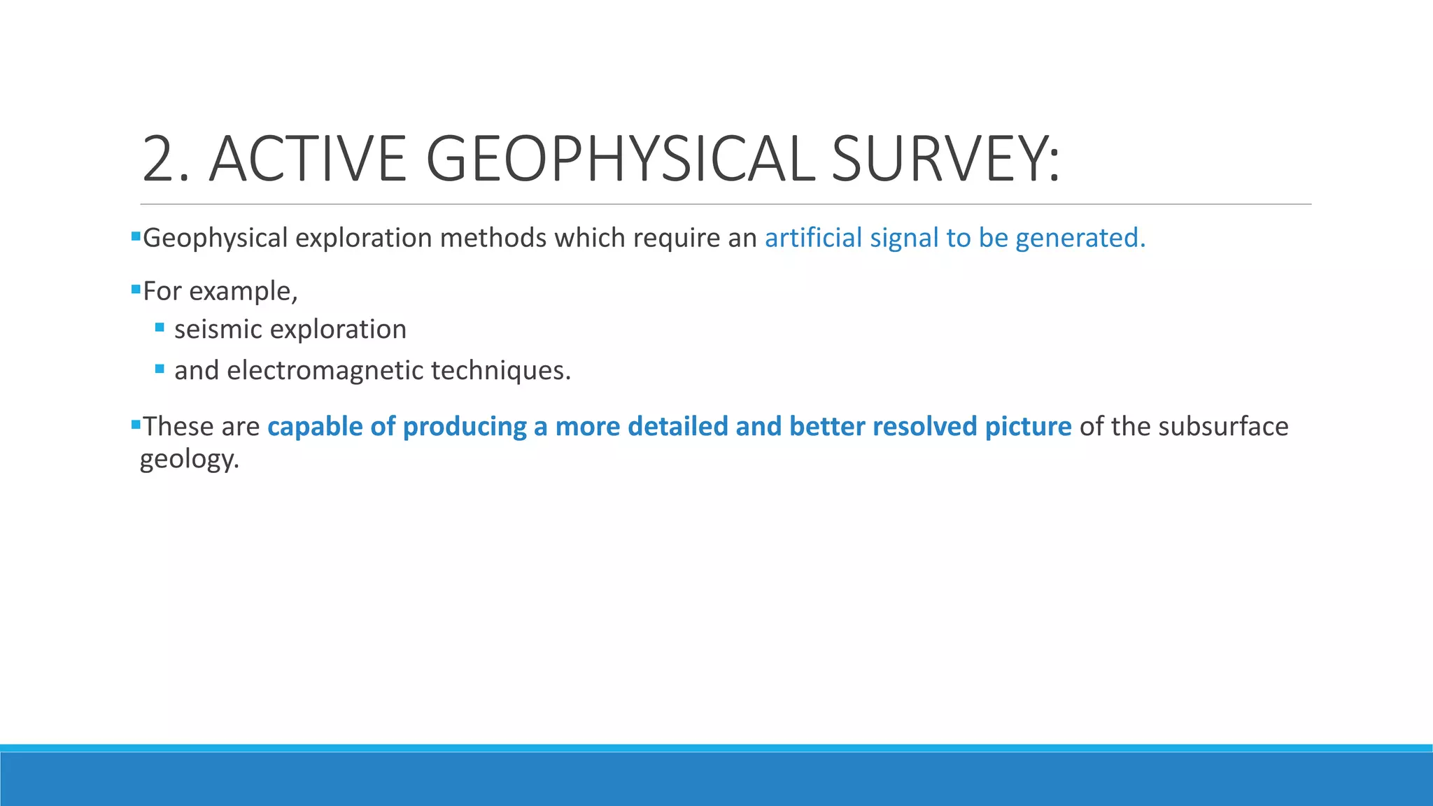 Geophysical Exploration | PDF